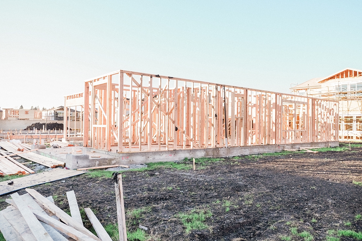 First-Floor Framing Is Up - Life in Sonoma Wine Country